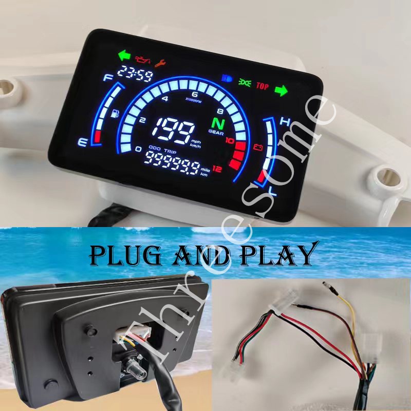 HONDA EX5 Dream LED Digital Meter Speed Meter For HONDA EX5 HIPOWER/EX5 ...