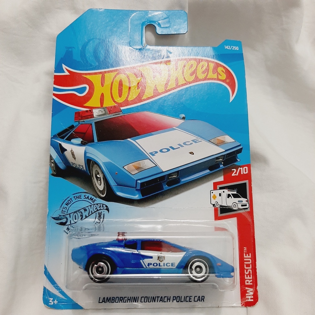 Hot Wheels LAMBORGHINI COUNTACH POLICE CAR | Shopee Malaysia