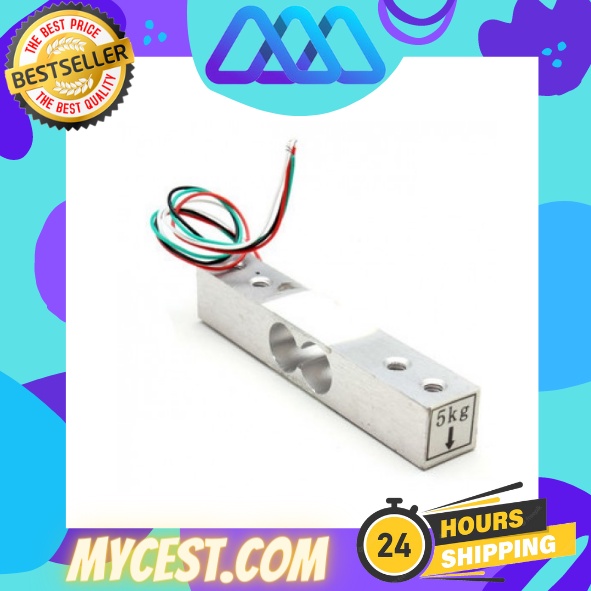 Load Cell Straight Bar 5kg/1kg/50KG Weight Sensor / HX711 module ...