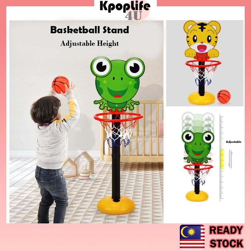 Cute Kid Basketball Stand Mini Indoor Hoot Shoot Adjustable Stand ...