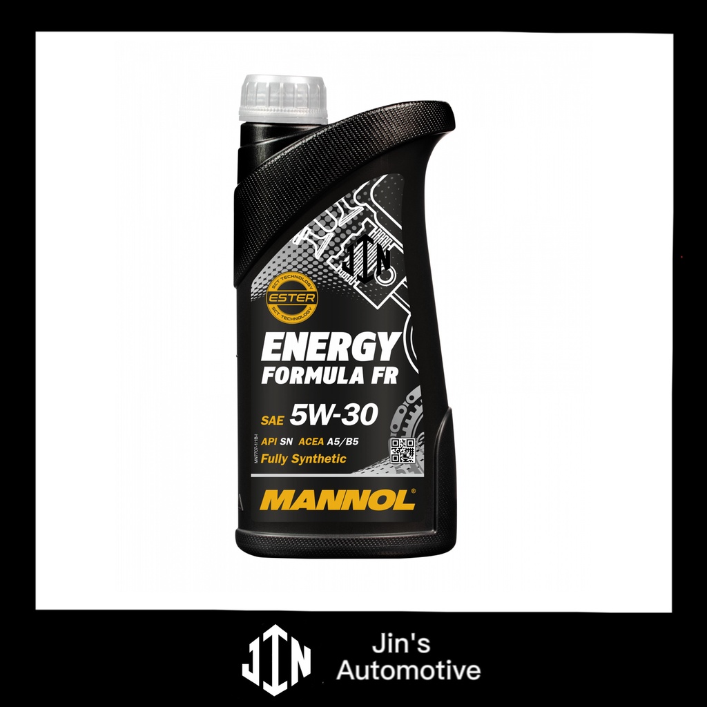 MANNOL ENERGY FORMULA FR OEM FORD VOLVO A5/B5 5W-30 7707 1LITER 100% ...