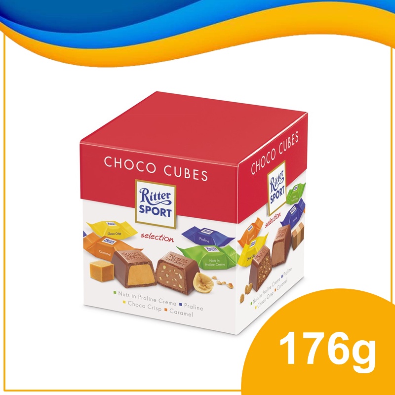 Ritter Sport Choco Cubes 176g [2 BOX] | Shopee Malaysia