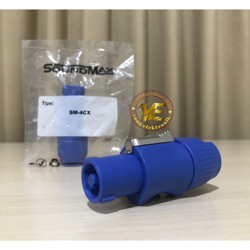 Jack Spicon Male 4 Pin SOUNDMAX SM-4CX | Shopee Malaysia