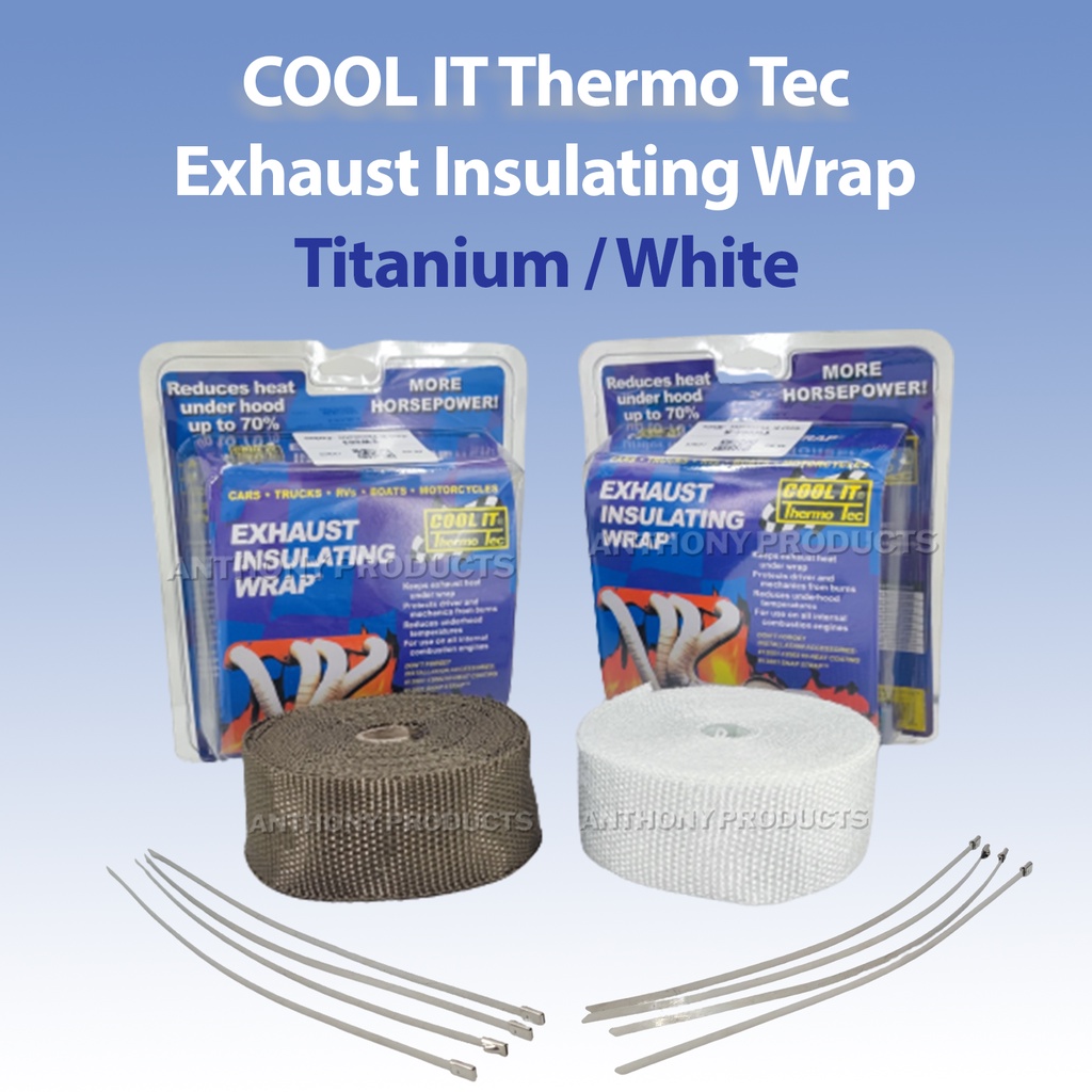 COOL-IT Thermo Tec Universal Exhaust Insulating Wrap Cars Trucks ...