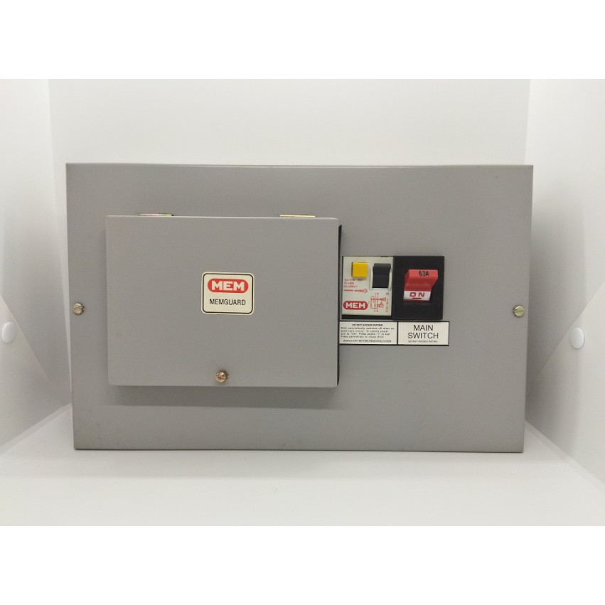 (6 MCB) EATON/MEM Single Phase DB Box 63A 6DA6C Complete Set With 63A ...