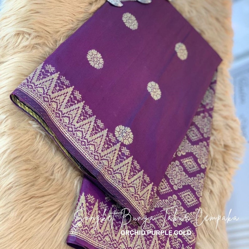 Songket Bunga Tabur Cempaka (4meter) | Shopee Malaysia