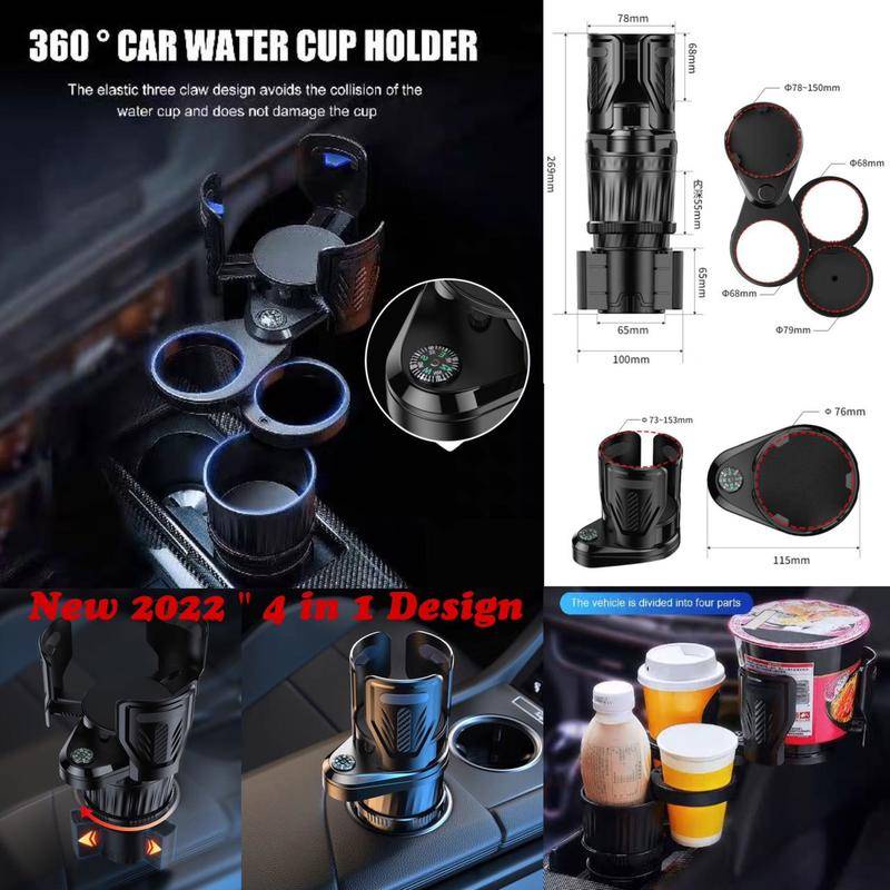 4 In 1 Multifunction Car Cup Holder Drink Holder Car Drink Bottle Can ...