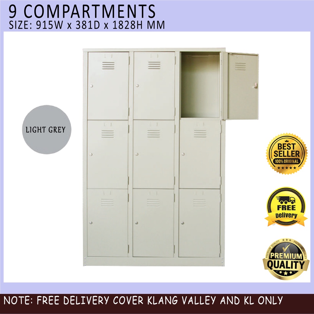 3/6/9/12/15/18 Compartments Steel Locker | Locker Storage | Steel ...