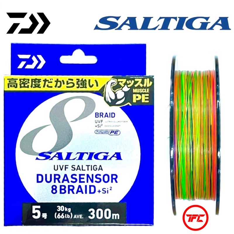 DAIWA Saltiga Durasensor X8 Braid UVF +Si2 PE Line Braided | Shopee Malaysia