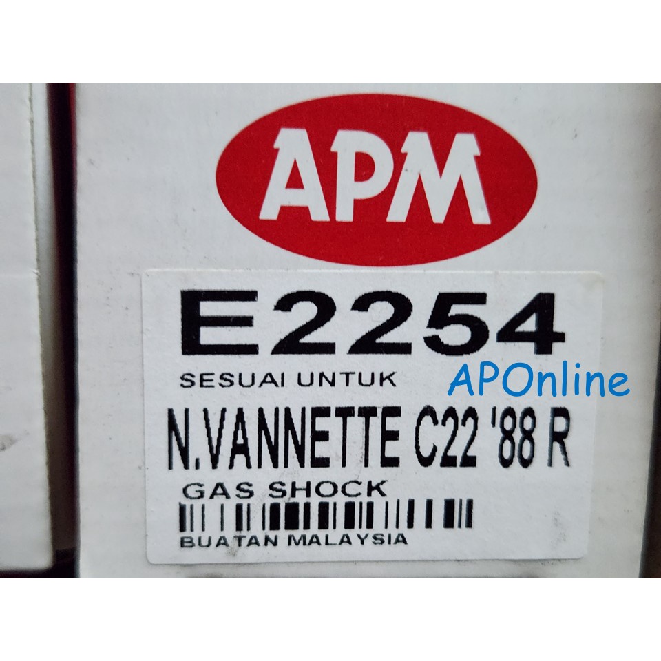 (APM) Nissan Vanette C22 1988 Shock Absorber (Oil/Gas) | Shopee Malaysia