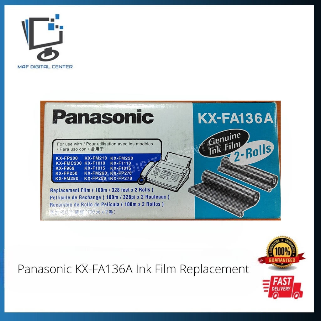 [Old Stock] Panasonic Ink Film KX-FA136A (Genuine) | Shopee Malaysia