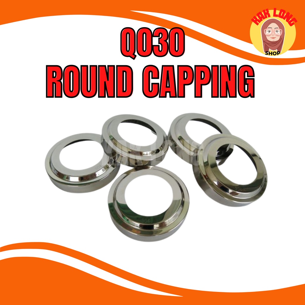 SUS 304 Q30 ROUND CAPPING pagar grill | Stainless steel pagar grill ...
