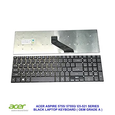 ACER ASPIRE 5755/ 5755G/ E5-512 SERIES ( BLACK ) LAPTOP KEYBOARD ( OEM ...