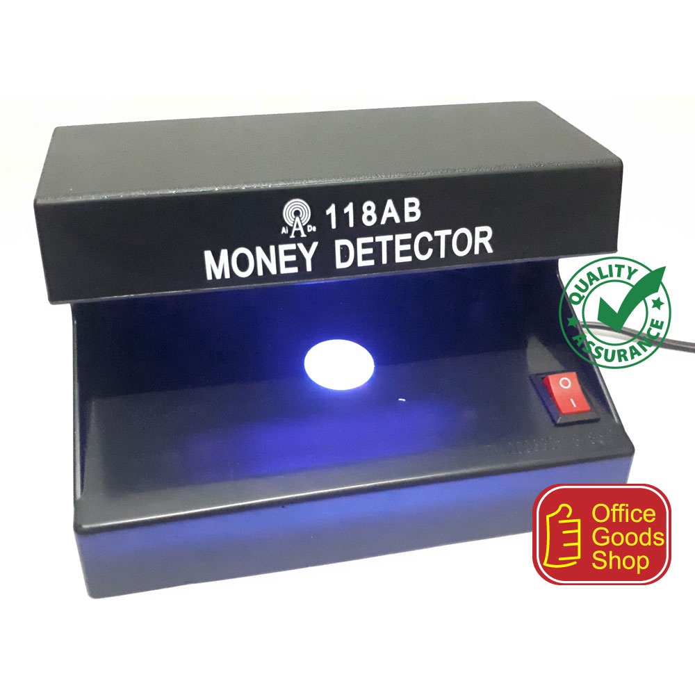 Money UV Detector Ready Stock Easy To Use Scan Fake Note UV Light ...