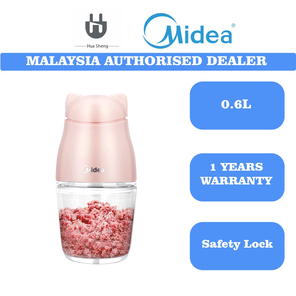 Midea MBC-JC11 Glass Jar Chopper (0.6L) MBC-06PK | Shopee Malaysia
