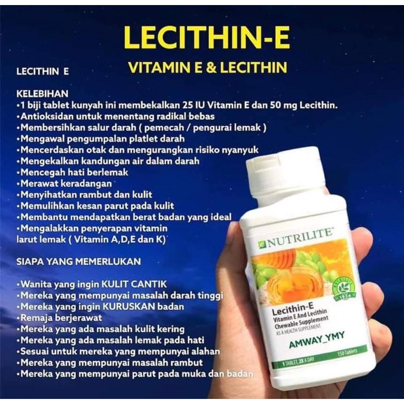 Amway Nutrilite Lecithin-E | Shopee Malaysia