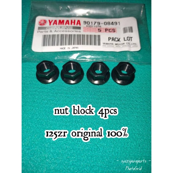 nut block 125zr original 100% Japan 1set 4pcs | Shopee Malaysia