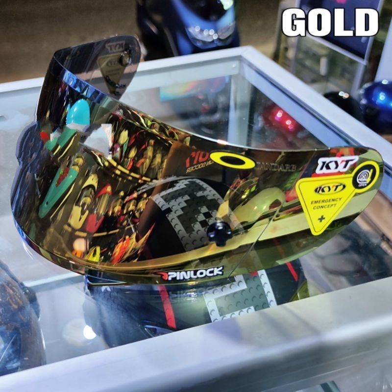 Full face flat visor iridium helmet visor for kyt rc-7/kyt r10/k2r/mds ...