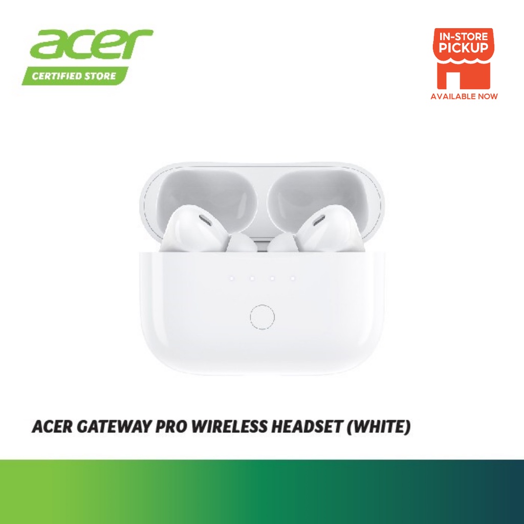 Acer Gateway Pro FAE-I53 Wireless Earbuds - White | Shopee Malaysia