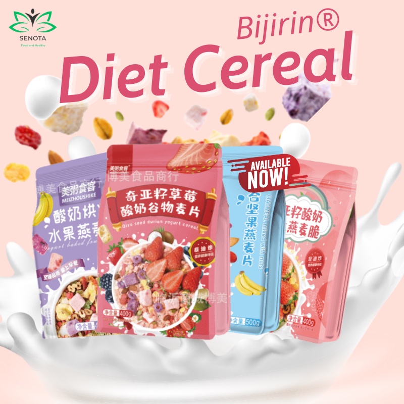 [Ready Stock] Bijirin Diet Cereal instant breakfast nutrition oatmeal ...