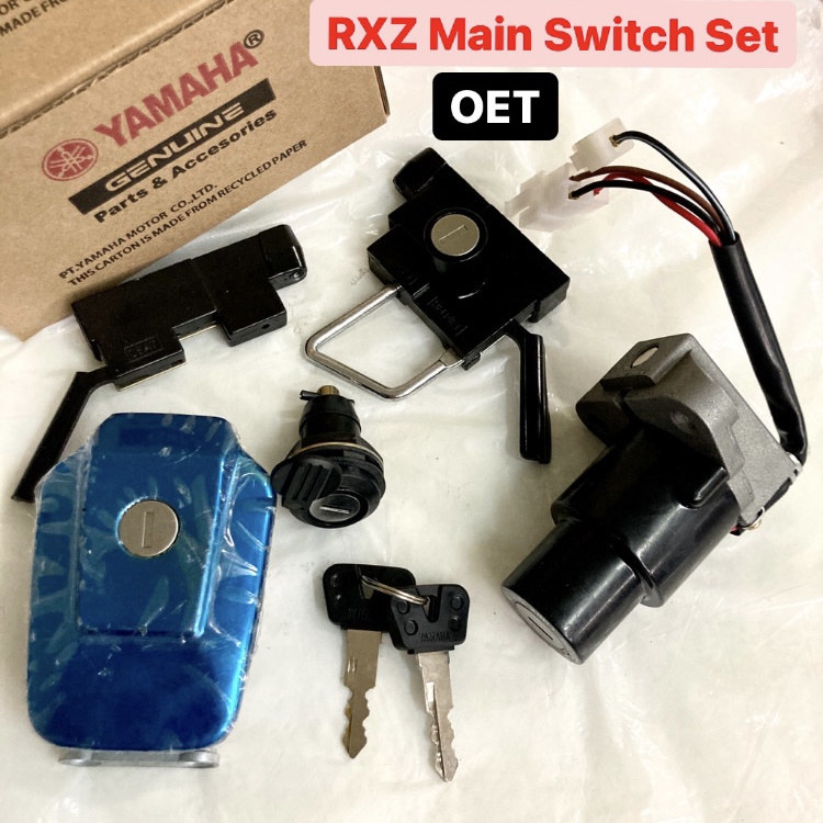 YAMAHA RXZ 135 RXZ135 MILI CATALYZER 55K MAIN SWITCH SET ORI THAI LOCK ...