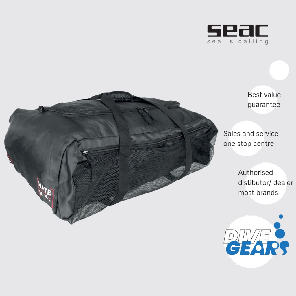 Seac Equipage Net 120L Bag Scuba Diving Gear Bag | Shopee Malaysia