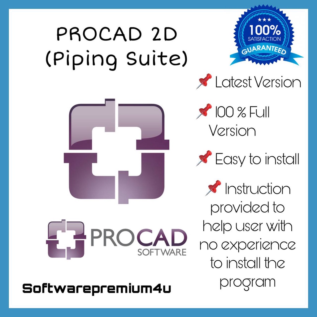 PROCAD 2D 2023 (Piping Suite) 🔥【Latest】🔥 | Shopee Malaysia