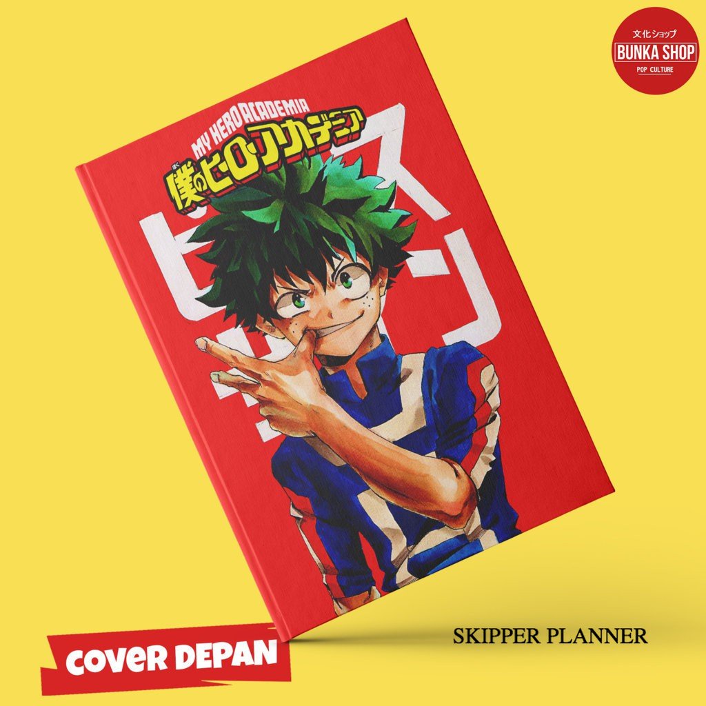 Note Book Anime Boku no Hero Academia Midoriya Hardcover A5 | Shopee ...