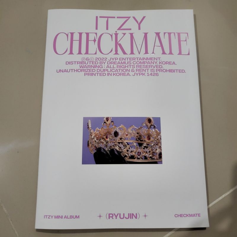 ITZY Checkmate Ryujin version album unsealed | Shopee Malaysia