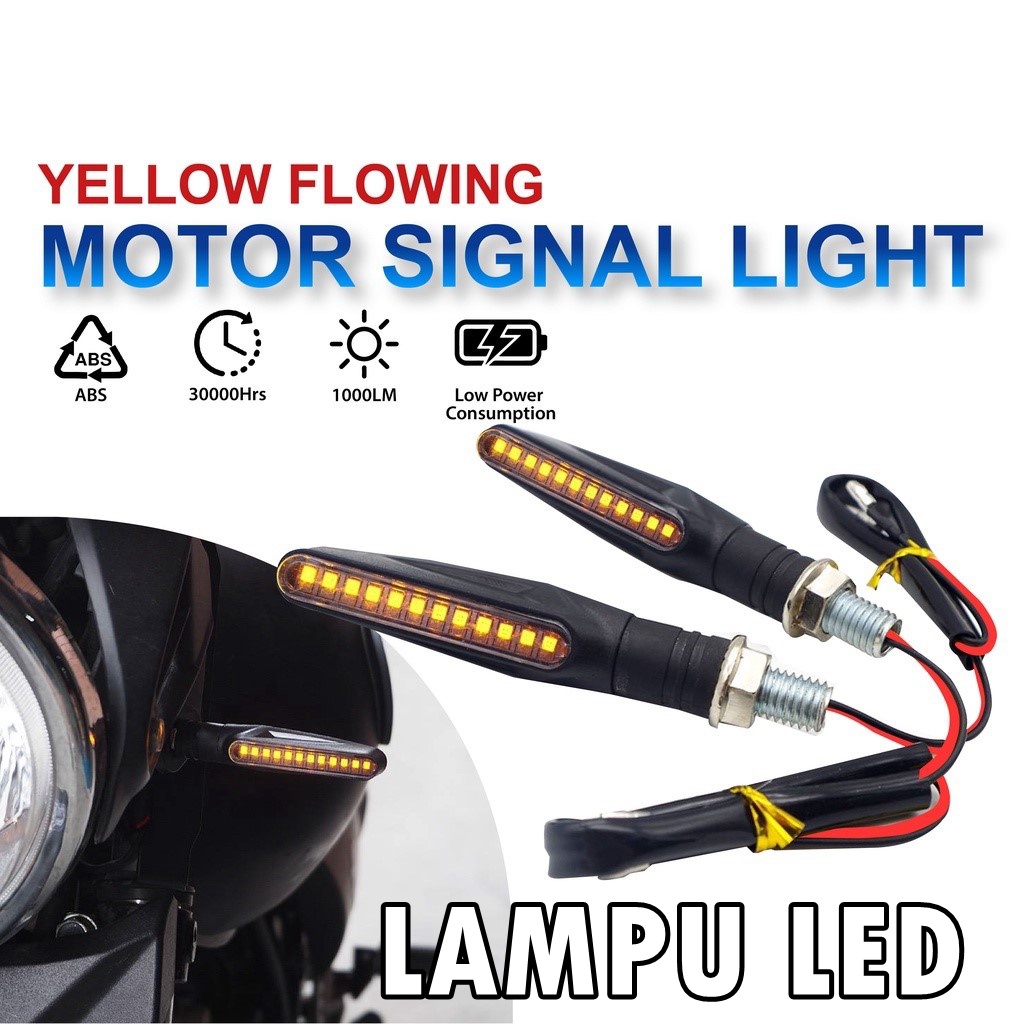 UNIVERSAL SIGNAL LED SUPERBIKE RUNNING LIGHT / SIGNAL BELAKANG LED ...