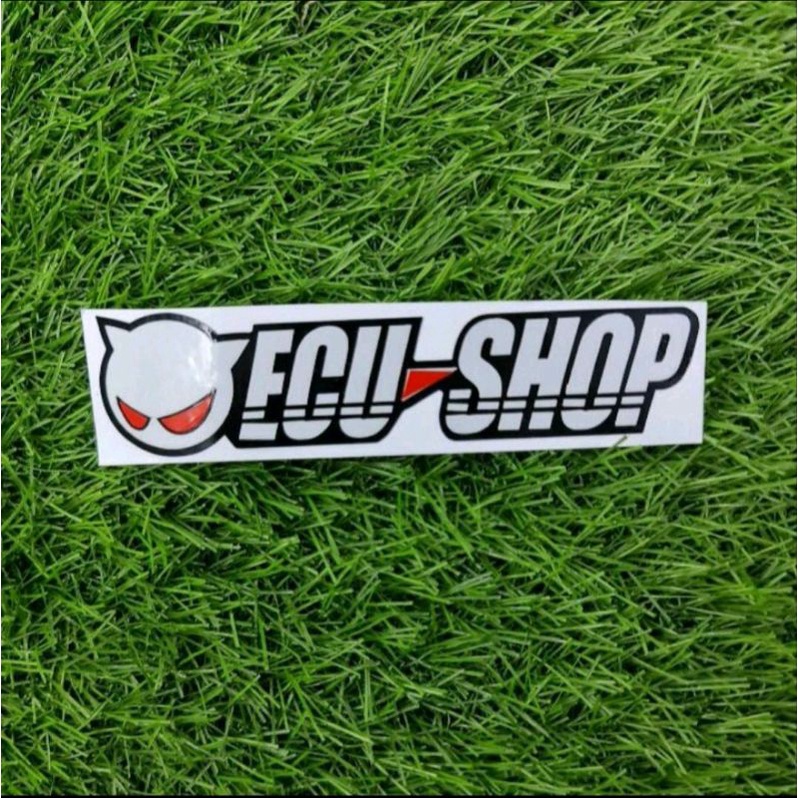 STICKER ECU SHOP WORD car back stickers, car windows, car styling ...