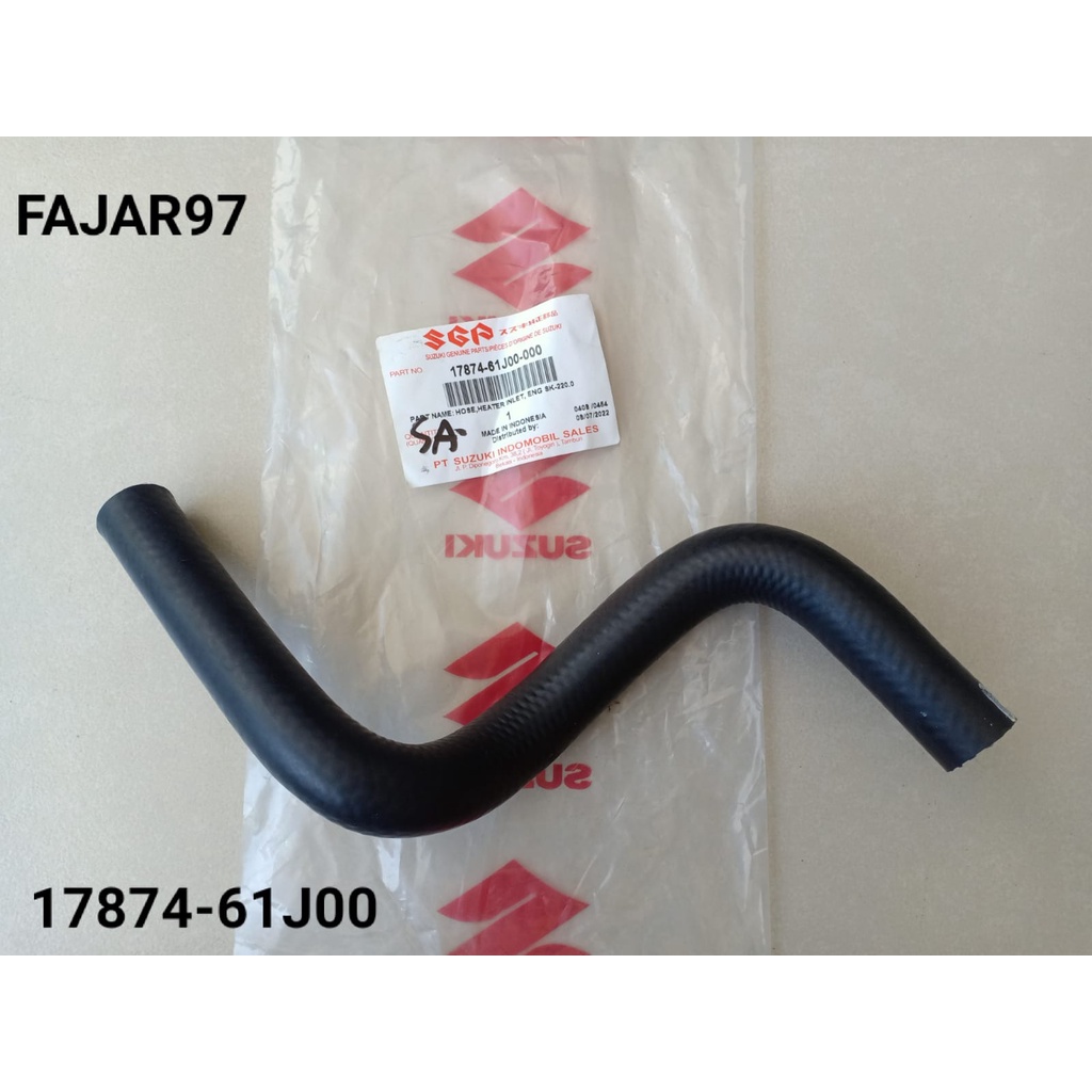 Hose heater inlet engine radiator hose suzuki APV ORIGINAL 17874-61J00 ...
