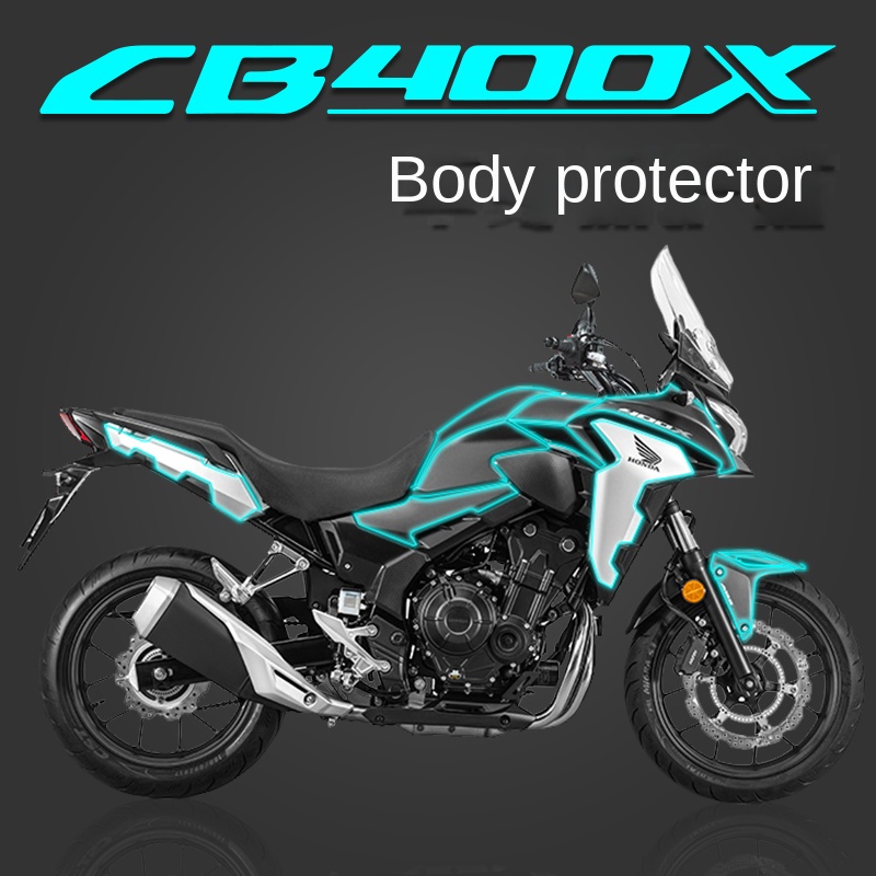 Motorcycle Tank Protector Sticker The whole car carbon fibre Protection ...