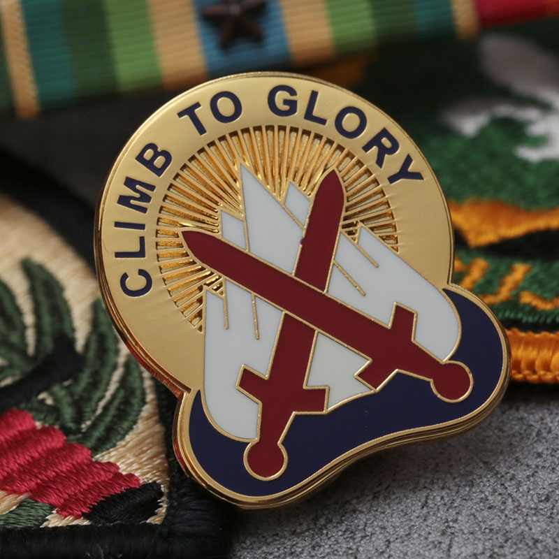 [USA] Tenth Mountain Master Team Identification Badge Troop Beret ...