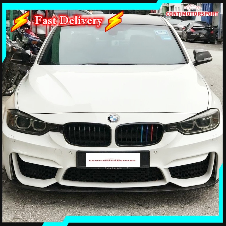 3 SERIES F30 318 320 325i 328 330i Material PP M3 FRONT REAR BUMPER LIP ...