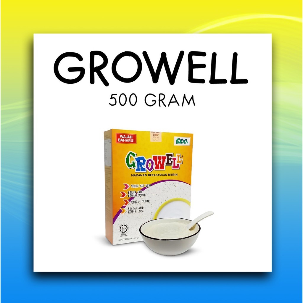 GROWELL MAKANAN BAYI BERASASKAN BIJIRIN 500G | Shopee Malaysia