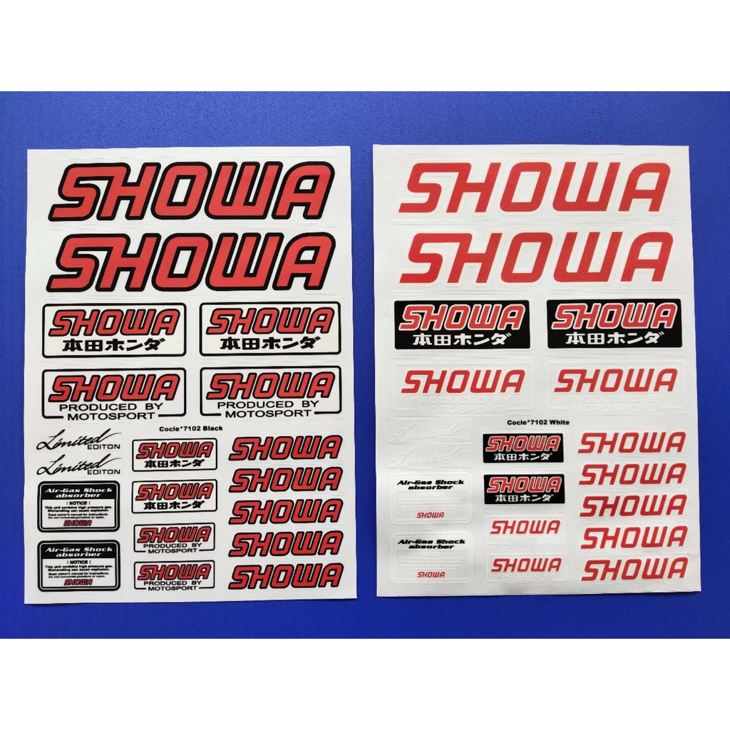 Sticker SHOWA Sticker Decal Motor&Car Waterproof*7102 | Shopee Malaysia