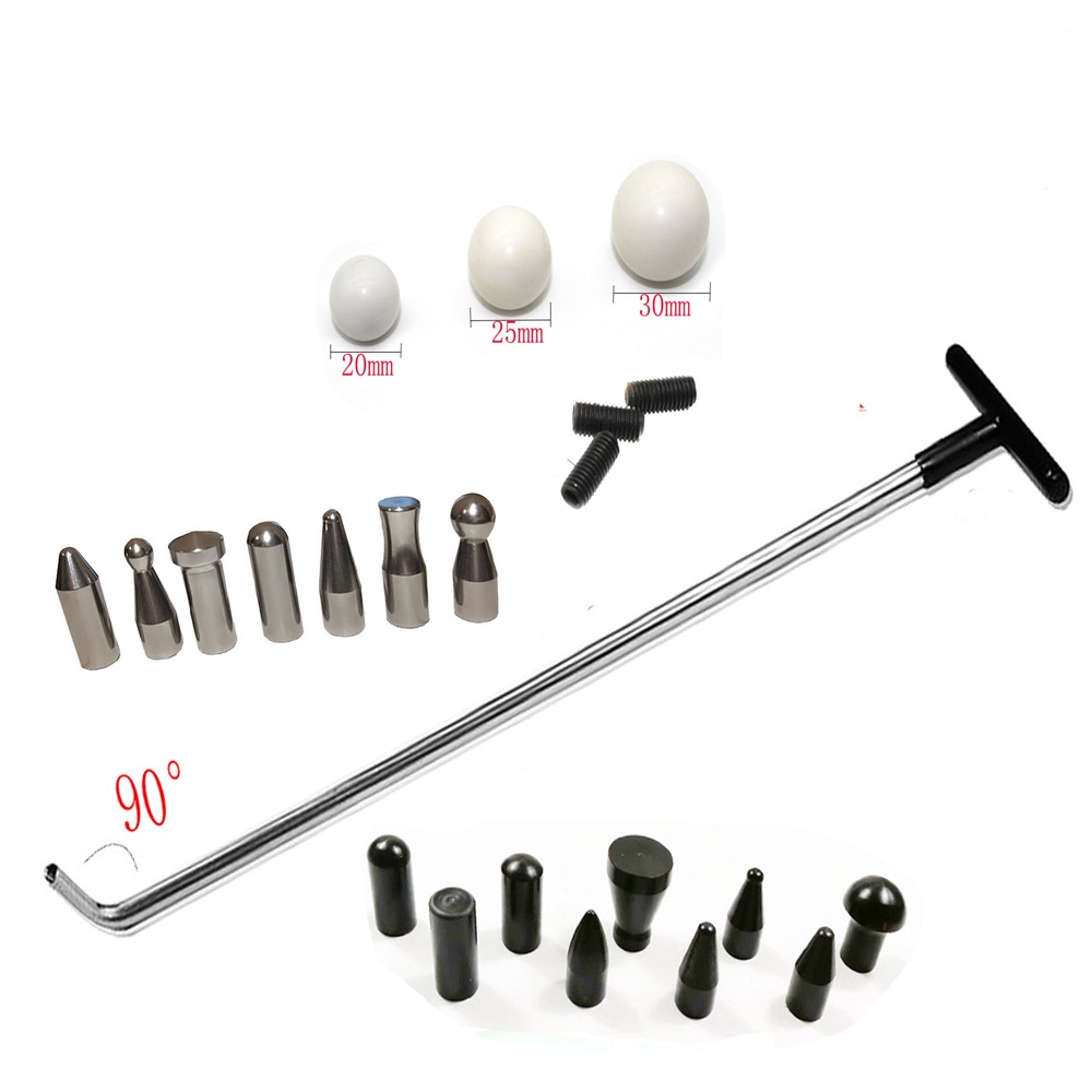 Dent Puller Tools New Design Hook Push Rod Black Car Crowbar Paintless ...
