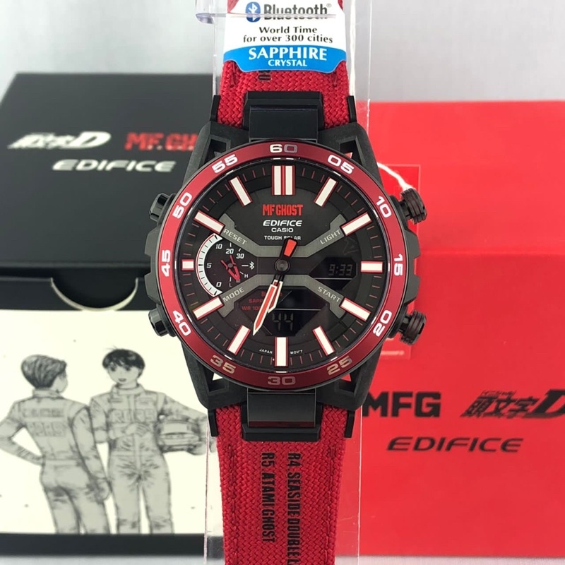Casio Edifice X Initial D and MF GHOST Limited Edition ECB-2000MFG-1 ...