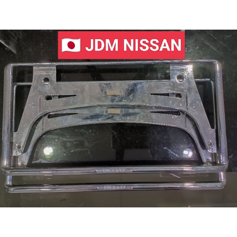 🇯🇵 JDM FRAME PLATE NISSAN CHROME | Shopee Malaysia