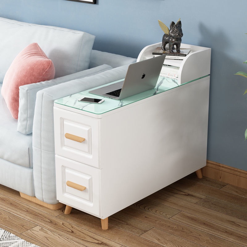 Sofa Side Table Cabinet Side Cabinet Living Room Home Armrest Cabinet ...
