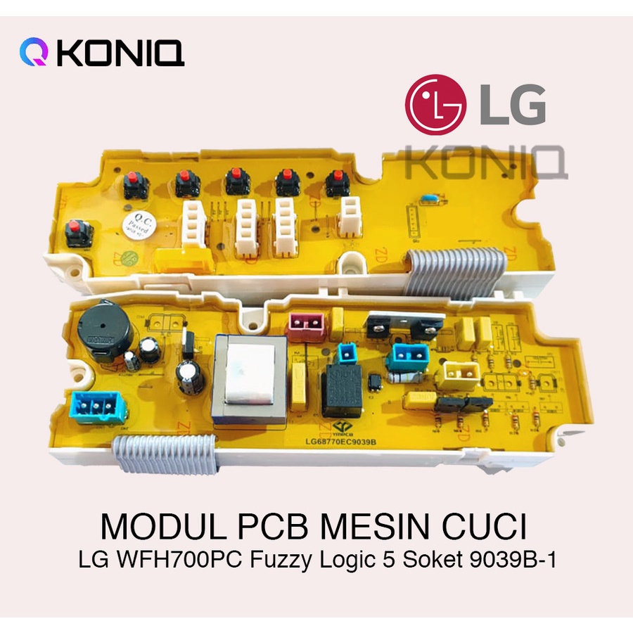 MESIN Lg FUZZY LOGOC WASHING MACHINE WFH700PC / WFH777TC WASHING ...