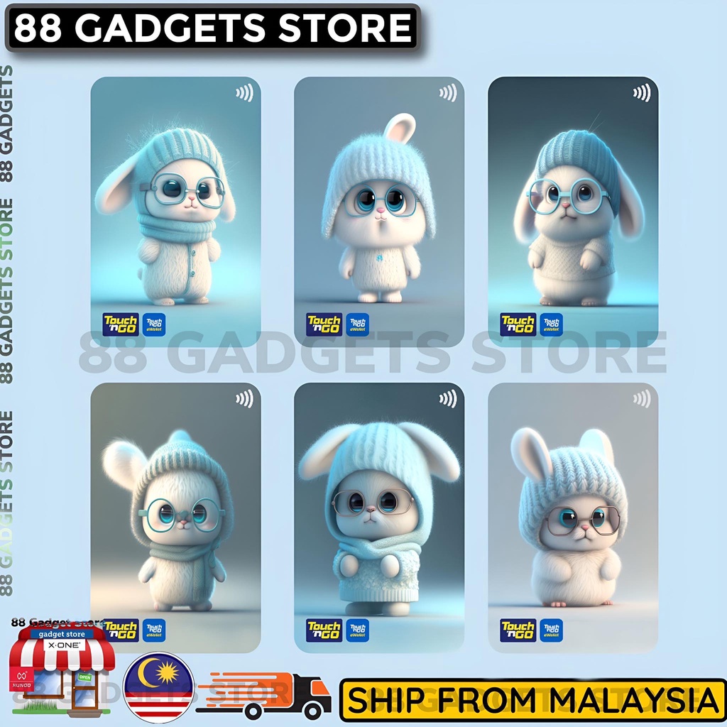 ( Rabbit Series ) Touch n Go Card Sticker Cover TNG / MASTER / VISA ...