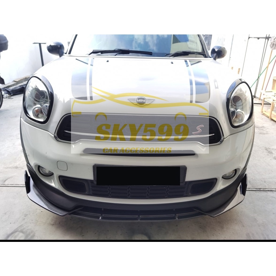 Mini Cooper Countryman Front Bumper Diffuser Lip Wrap Angle Splitters ...