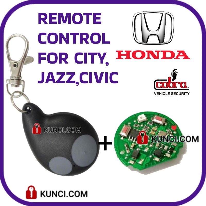 HONDA TOYOTA COBRA REMOTE CONTROL KEY CASING BOARD BATTERY FULL SET ...