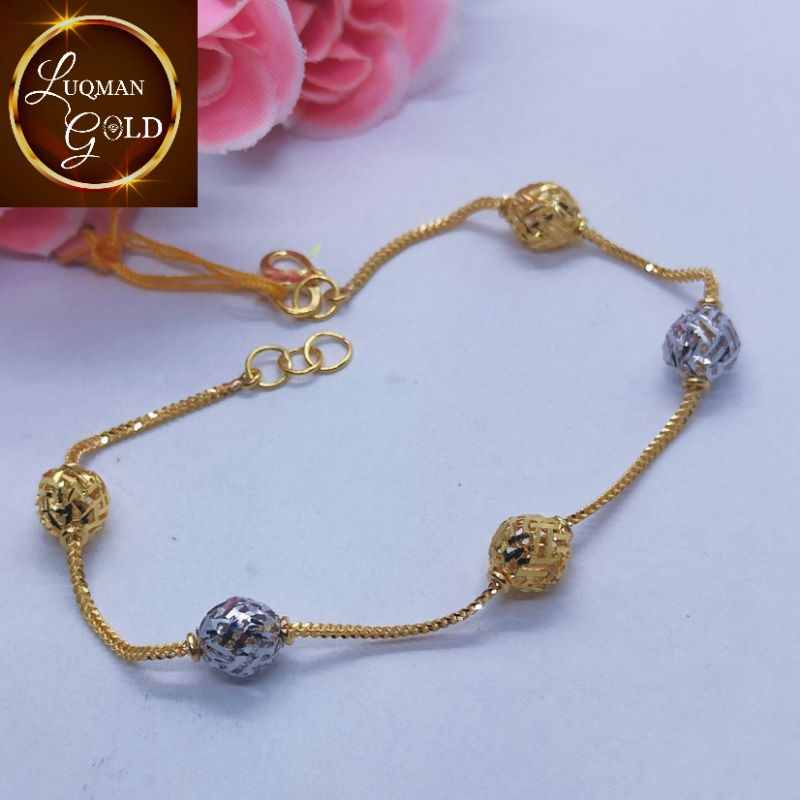 Rantai tangan Belut padu bajet emas 916 tulen 💯 | Shopee Malaysia