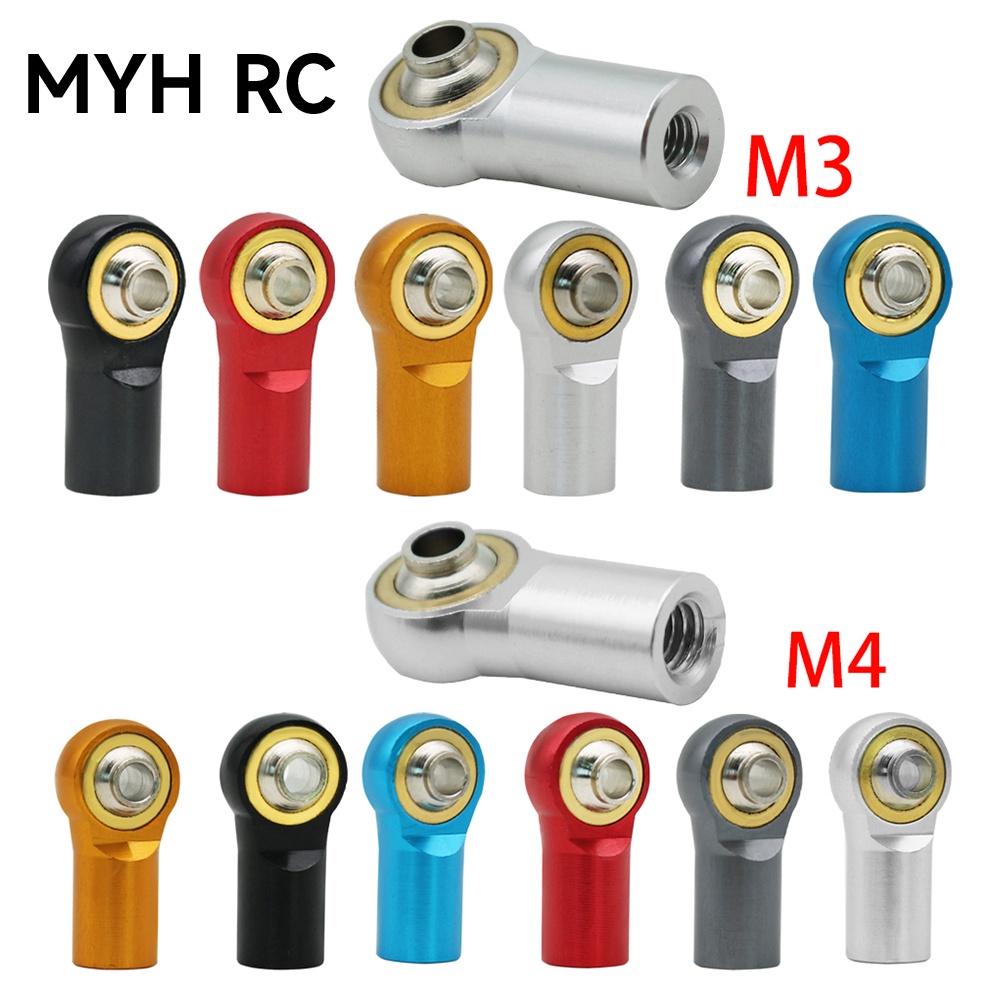 MYHRC Metal M3 M4 Link Tie Rod End Ball Joint Shock Absorber Ball Joint ...