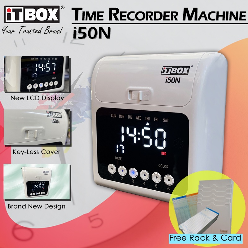 ITBOX i50N Time Recorder Machine | Shopee Malaysia