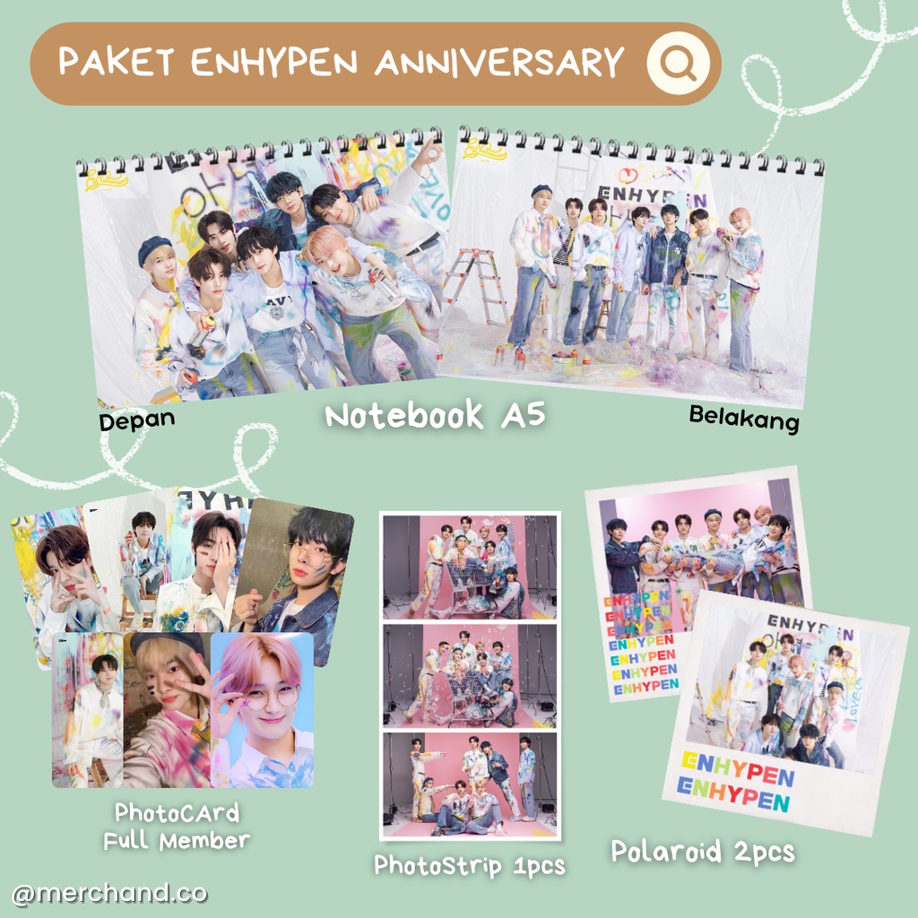 Kpop GIFT BOX/ENHYPEN GIFT Package/ENHYPEN/ENHYPEN NOTEBOOK/NOTEBOOK ...