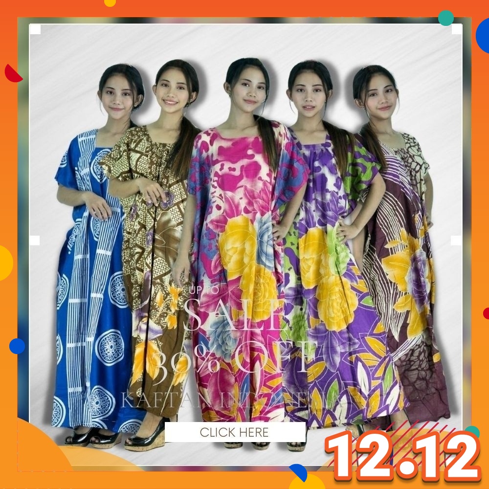 CY 21682 LADIES NIGHTWEAR KAFTAN / KAFTAN DEWASA / GAUN TIDUR PEREMPUAN ...